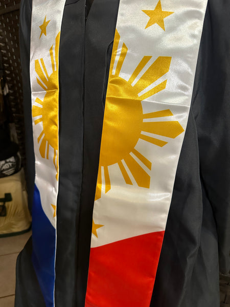 Philippines Filipino 3 Stars and Sun Stole Graduation Stoles ...