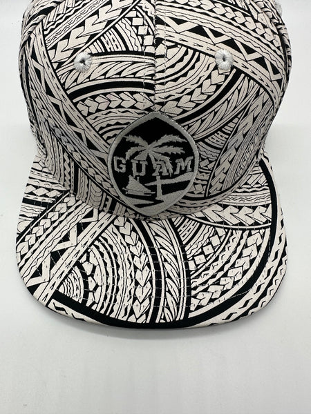 Guam Tribal All Over SnapBack – PSTGEARCLOTHING