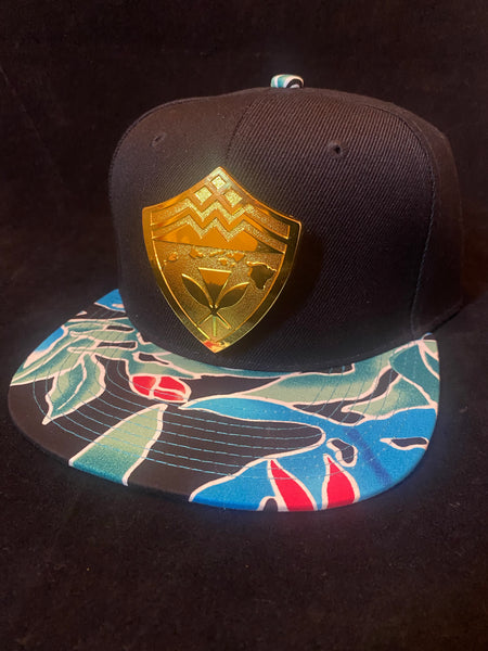 Hawaii Steel Floral Gold Metal Limited Snapback – PSTGEARCLOTHING